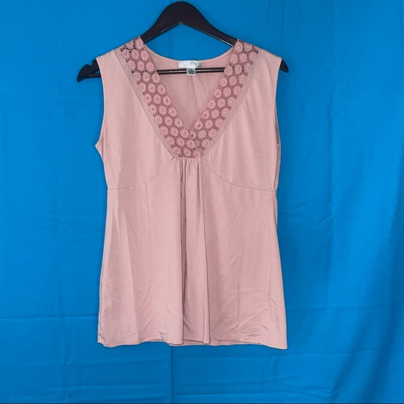 LOFT | Tops | The Loft Blush Rose Top | Poshmark